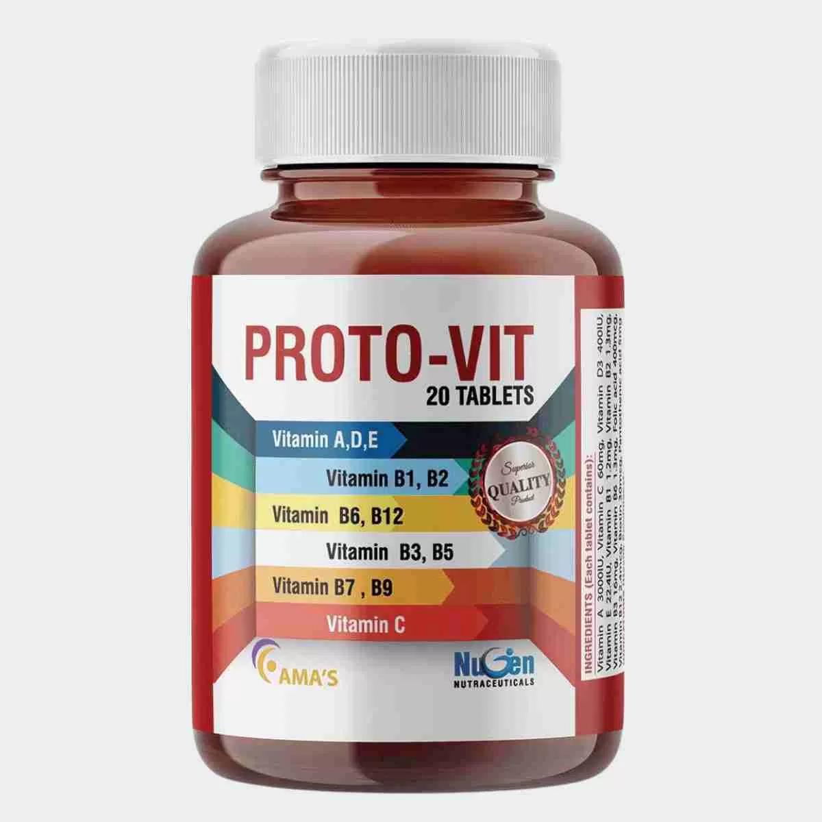 PROTO-VIT - Essential Nutrients Tablets